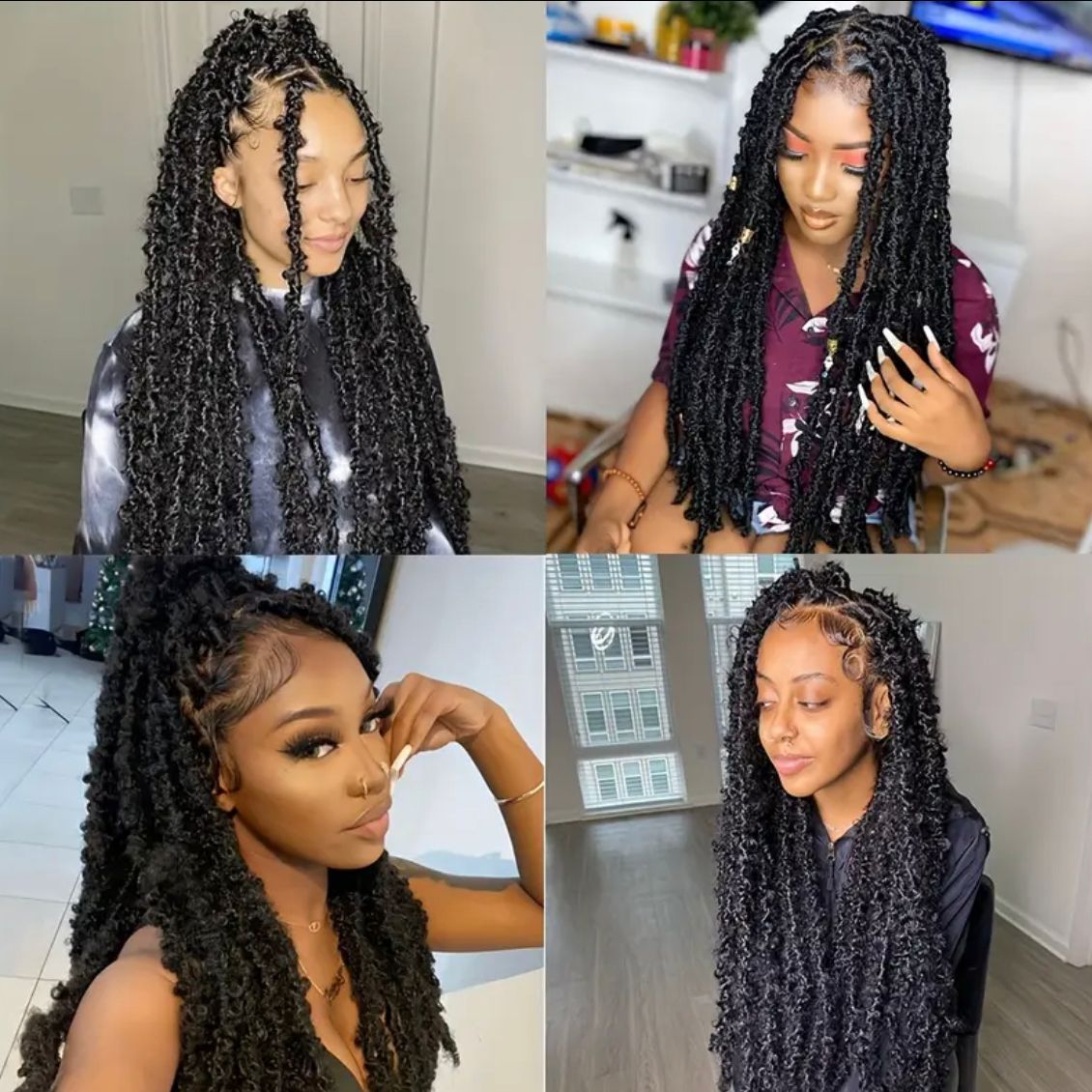 Butterfly faux locs - Pink Vanity 868